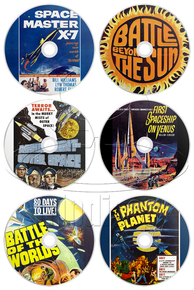 Sci-Fi in Space Movie Collection (1958-1961) Six DVD Set - TripDiscs – tripdiscs.com